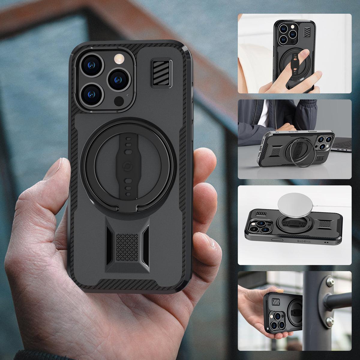 MagOne MagSafe Phone Case with Stand